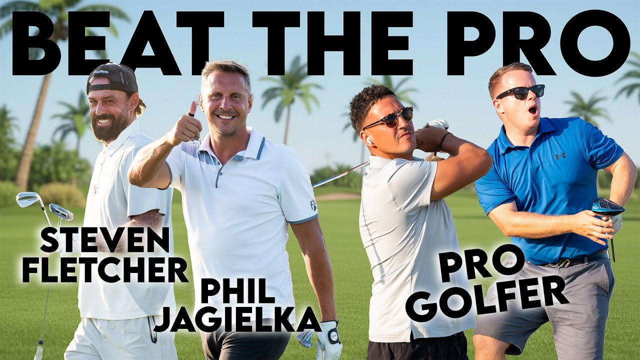 Can Phil Jagielka & Steven Fletcher BEAT A Professional Golfer? - YouTube