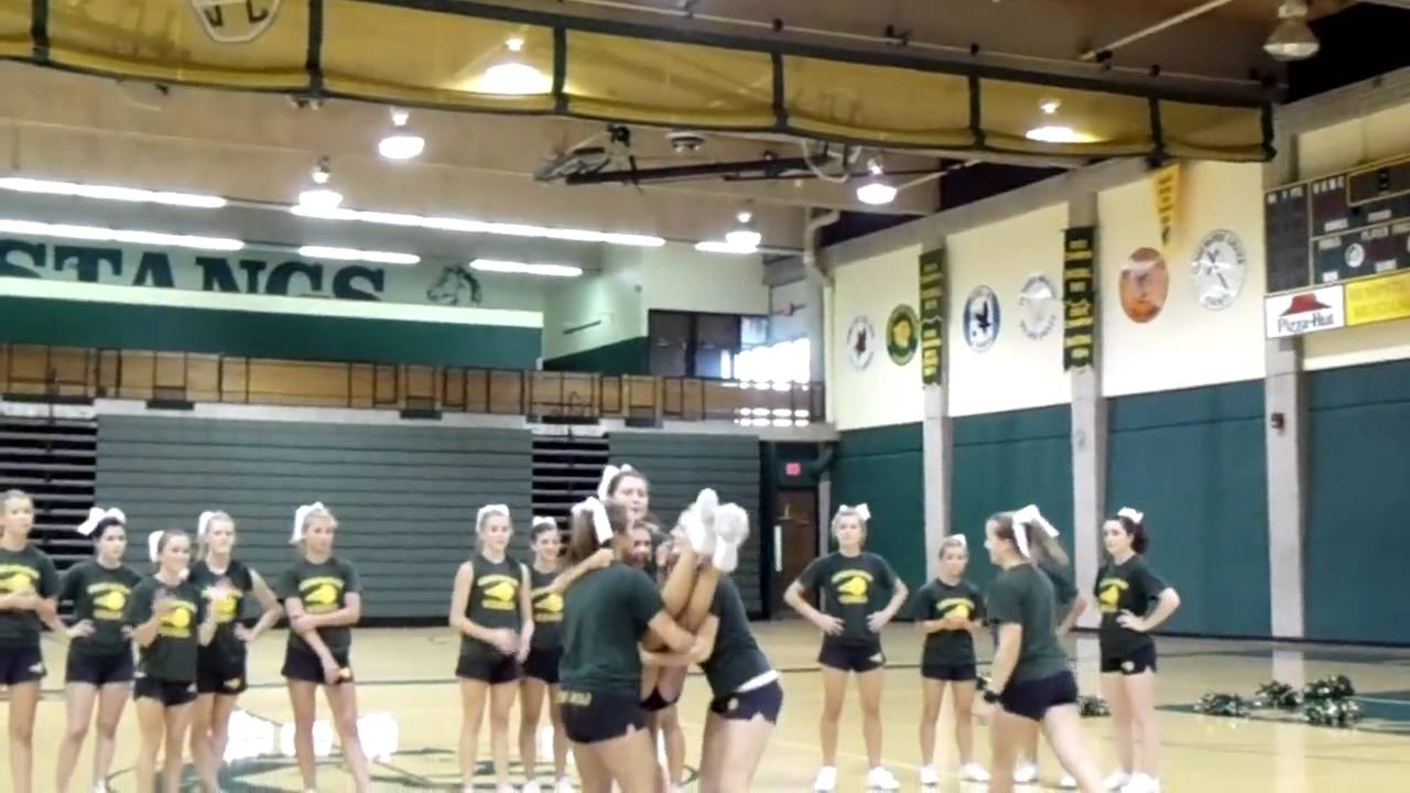 Cheer Toe Touch Basket Youtube