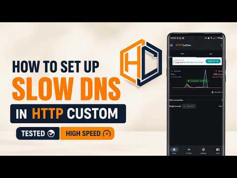 HTTP Custom Slow DNS Configuration Tutorial | Fast & Secure Setup 