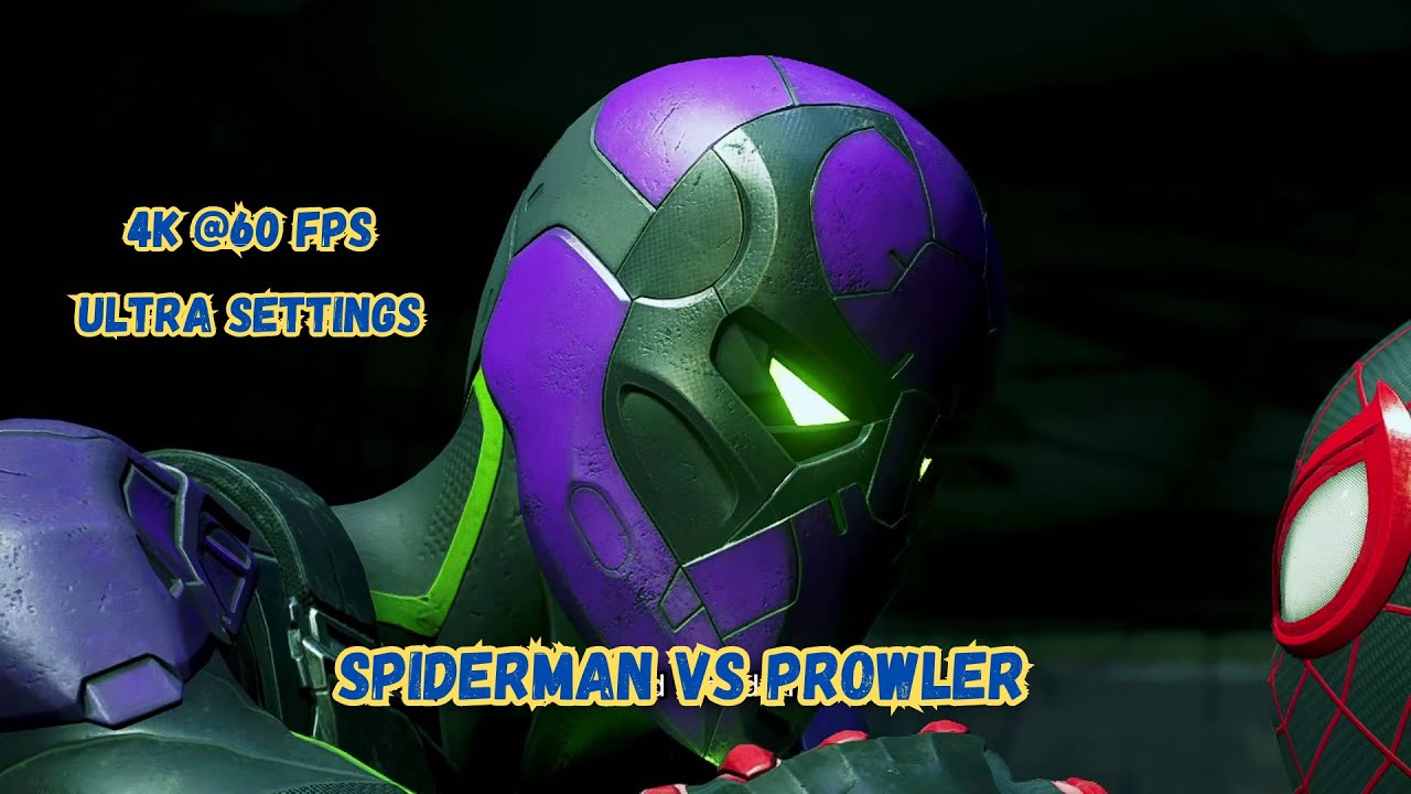 Spiderman Vs Prowler #gameplay | #milesmorales #spiderverse - YouTube
