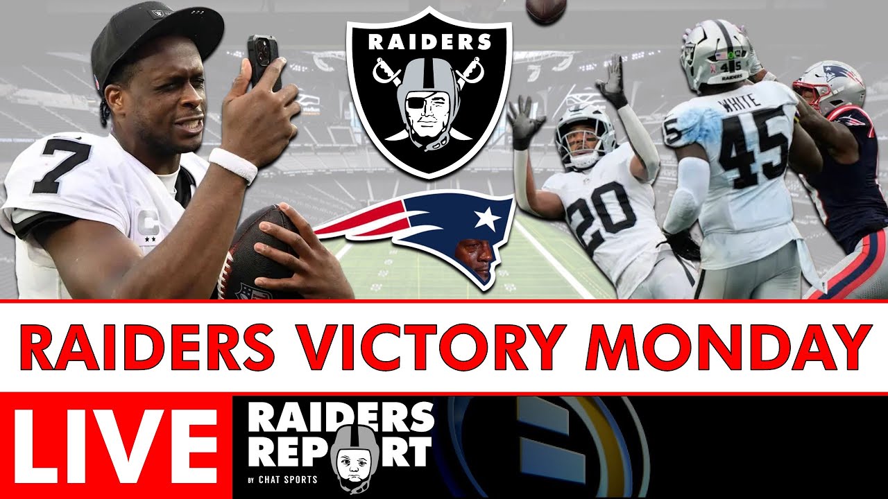 Raiders News LIVE After WIN Over The New England Patriots | Raiders ...