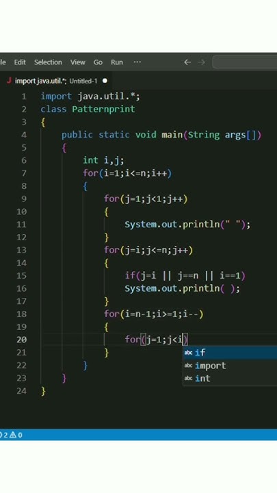Pattern print in Java || Star pattern print in Java#shorts #coding #codinglife #codingfun - YouTube