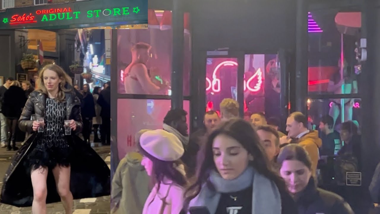 LONDON STRIP CLUBS | PUBS AND ENTERTAINMENT CLUBS | SOHO STREET - YouTube