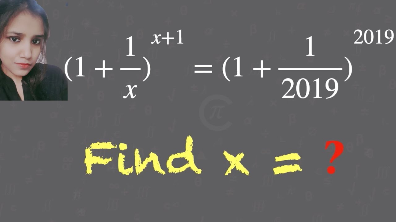 7ogical : An interesting expression to find the value of x ? - YouTube