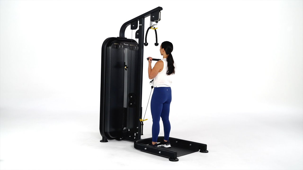 Vision Selectorized Strength-Biceps/Triceps Movements - YouTube