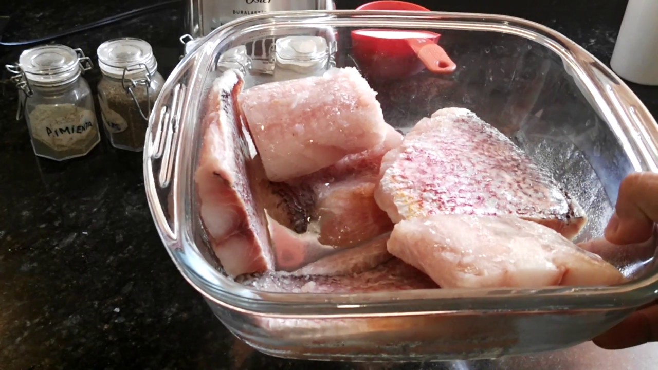 Como preparar Filetes de Pargo Rojo a las Finas Hierbas. | Como Sazonar ...