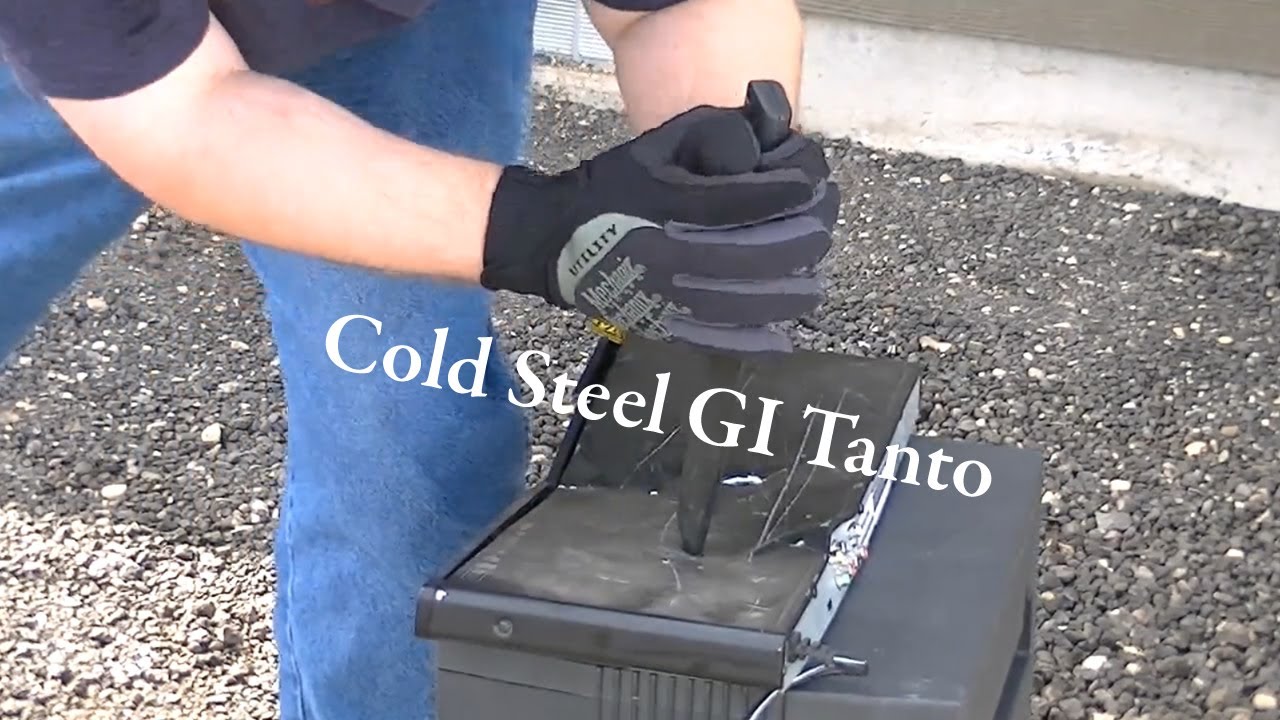 Cold Steel GI Tanto - YouTube
