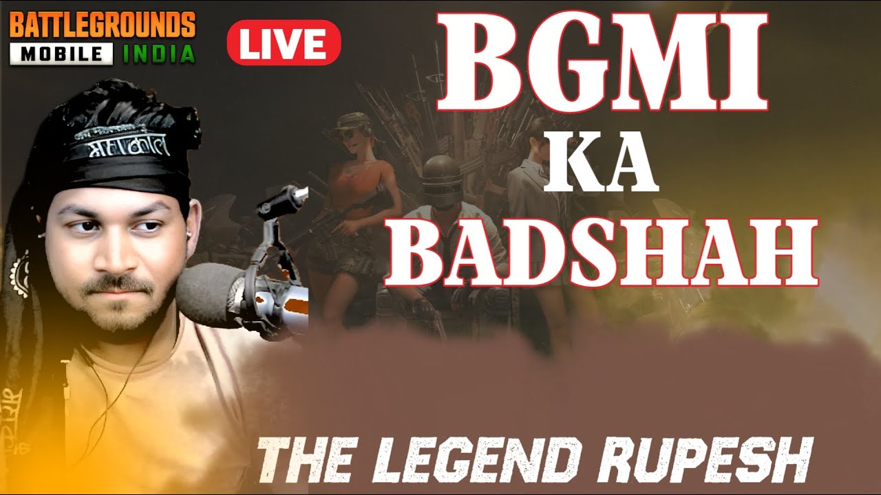 BGMI Mai Sabko Marne Aaye | Rush Gameplay | The Legend Rupesh #bgmilive ...
