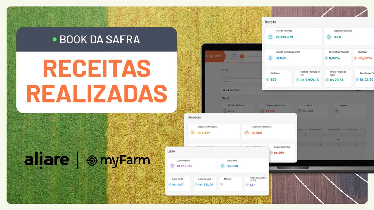 MyFarm | Book da Safra: Receitas Realizadas - YouTube