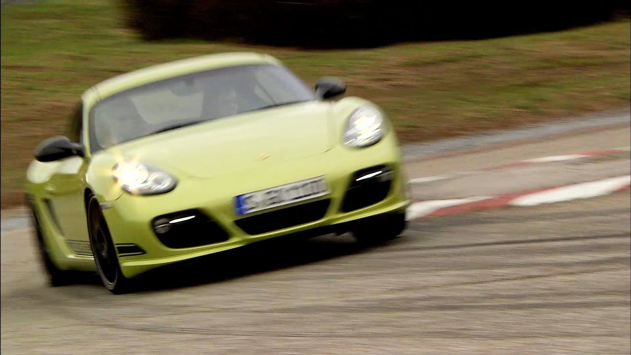 Porsche Cayman R on Track - YouTube