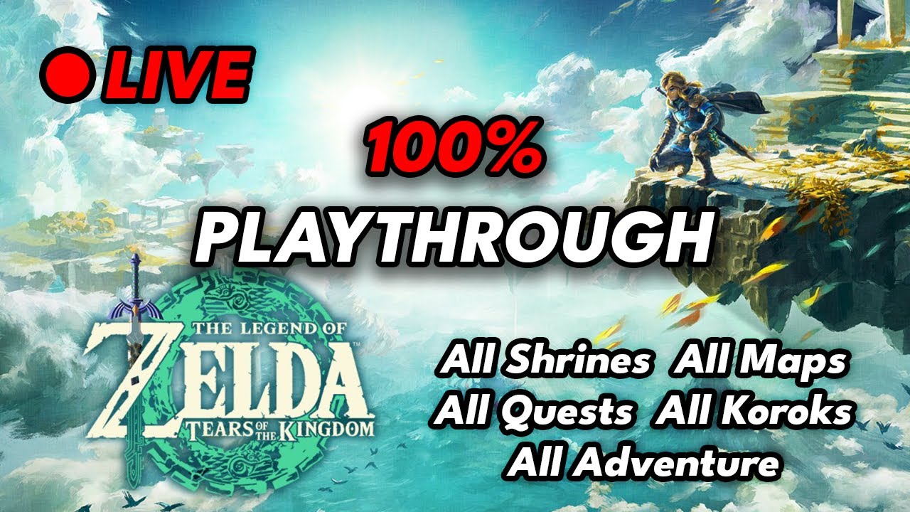 100% Goal | Ep.39 | Shrines & Depths | Zelda: TotK - YouTube
