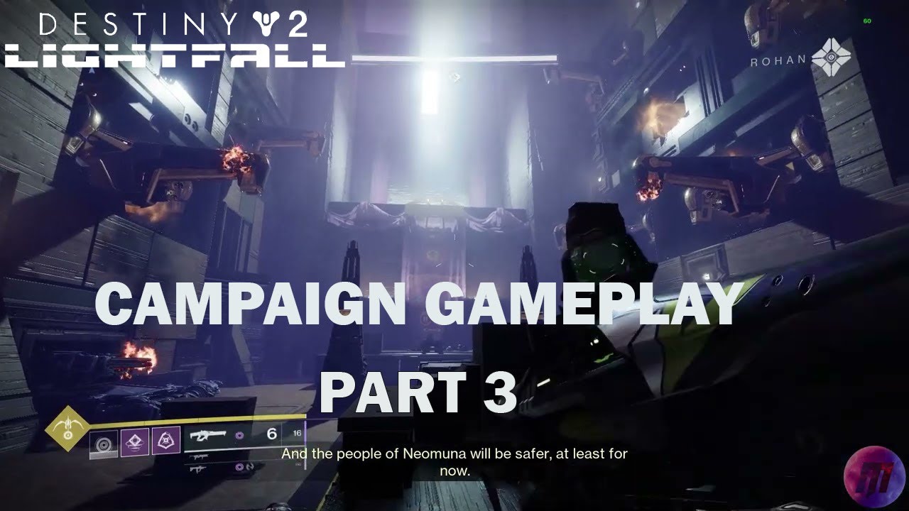 DESTINY 2 LIGHTFALL CAMPAIGN Gameplay Part 3 DOWNFALL - YouTube