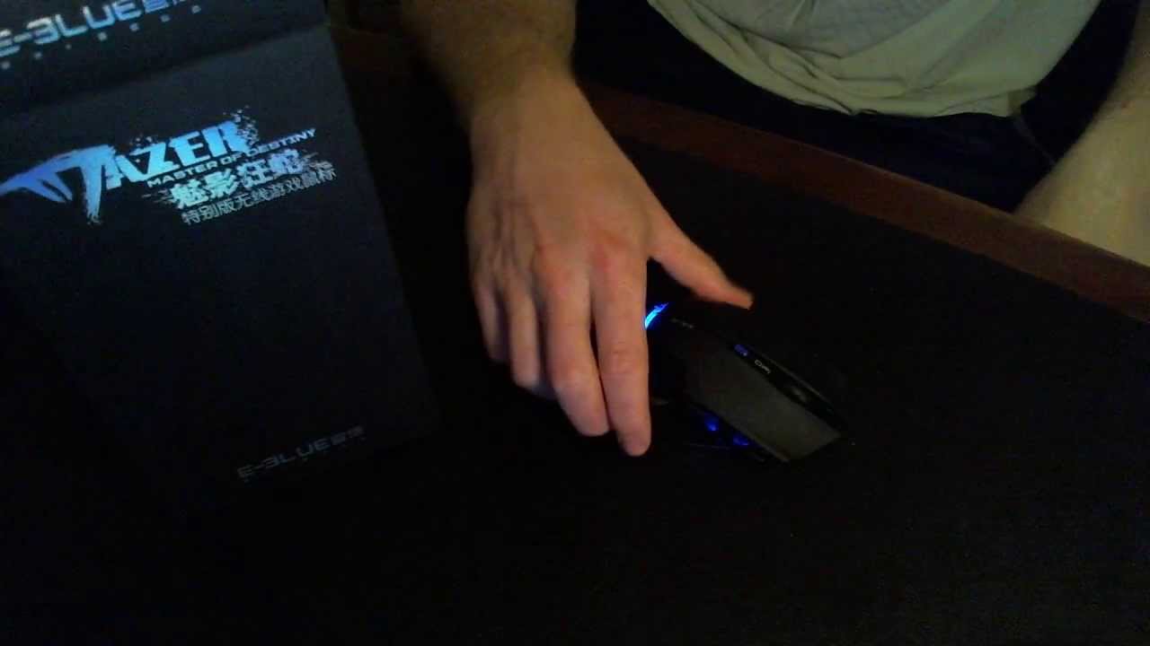 E-Blue Tazer or Dazer "Master of Destiny" Wireless Gaming Mouse - YouTube