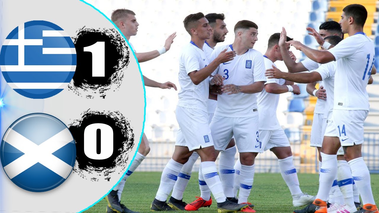 Greece vs Scotland 1 - 0 EURO U-21 - QUALIFICATION: GROUP 4 EXTENDED ...