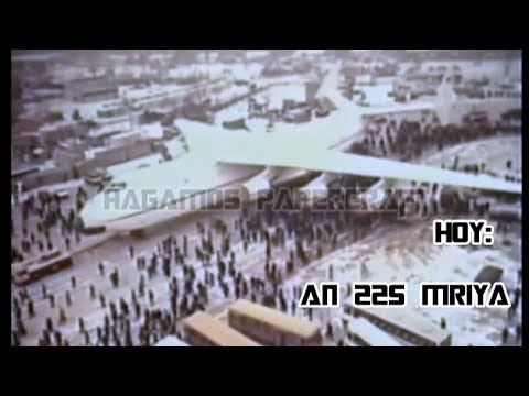 Hagamos un Antonov AN-225 de papercraft - YouTube