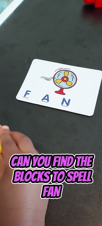 Spelling Words: Fan | Learning With Zachary & Zayden - YouTube