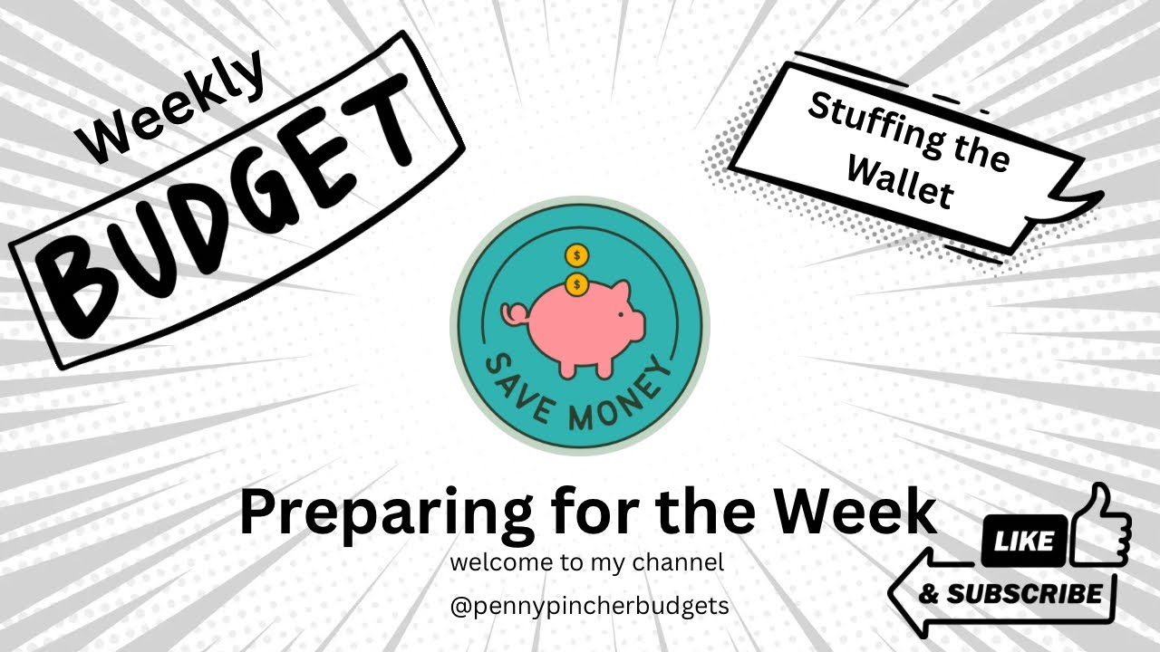 GRWM-Prep with me for the week-Stuff the wallet,cash condensing # ...