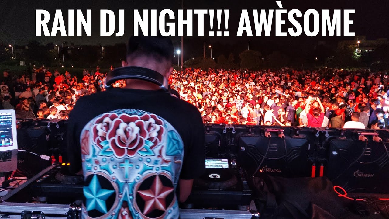 RAIN DJ NIGHT!!! 2000+ EXPERIENCED AWESOME DANCE IN RAIN - YouTube