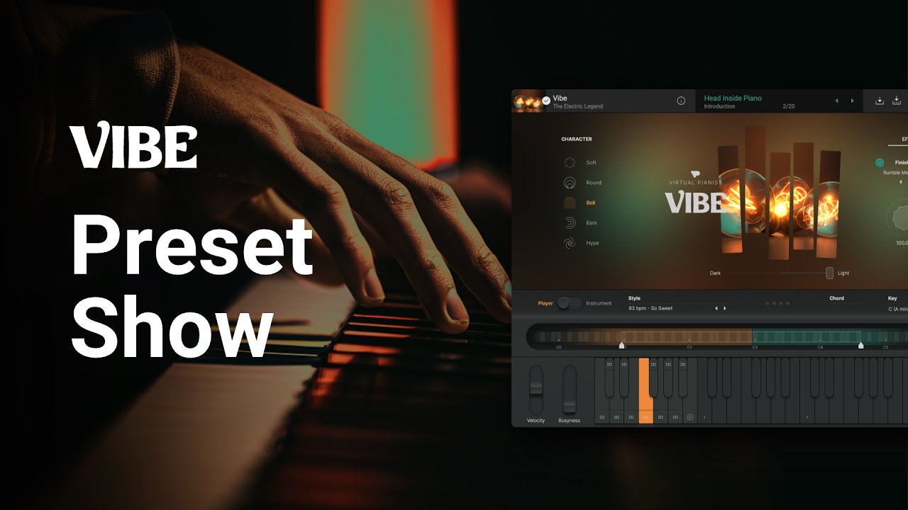 Preset Show | Virtual Pianist VIBE - YouTube