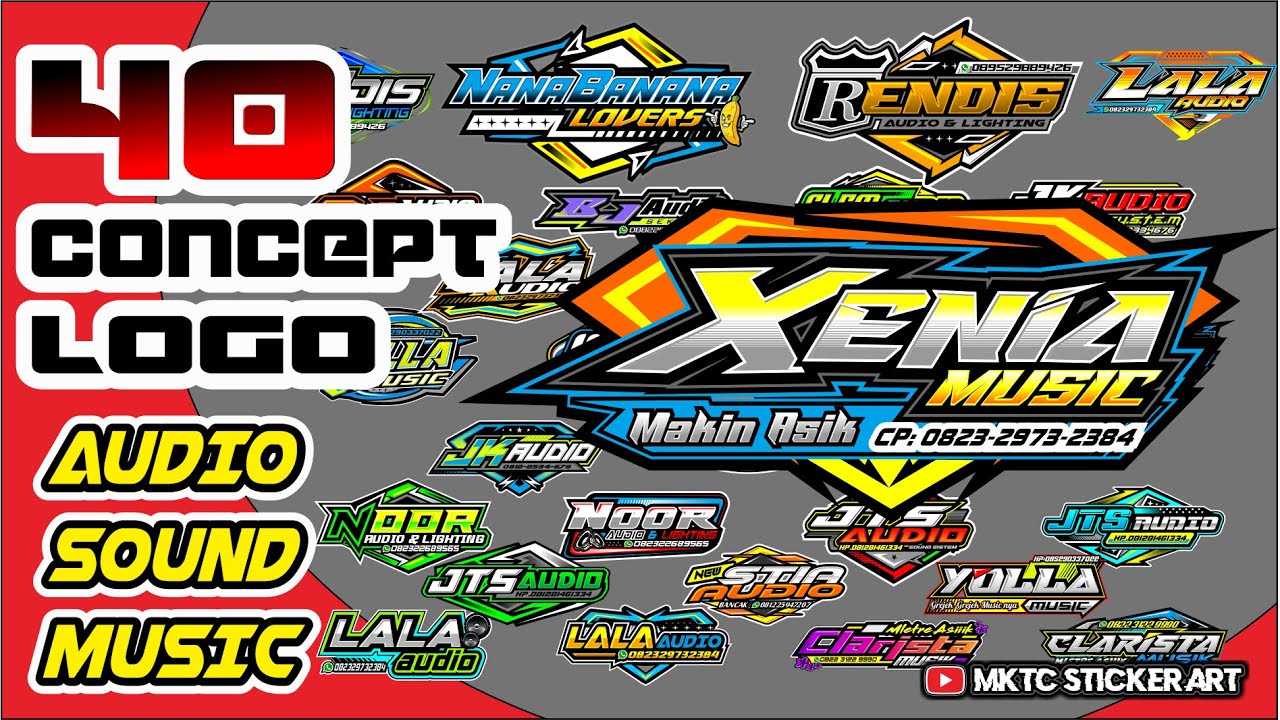 40 Concept design racing audio,sound,music logo - YouTube