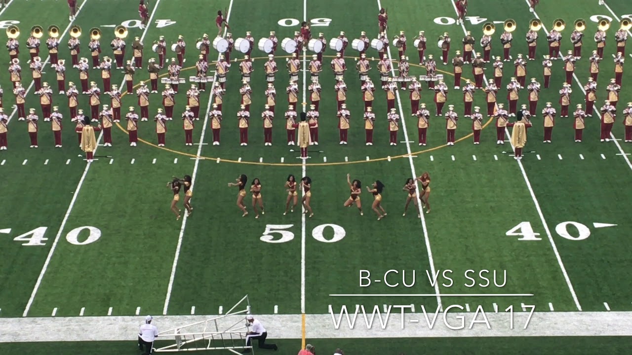 Bethune-Cookman University Marching Wildcats vs SSU 2017 - YouTube