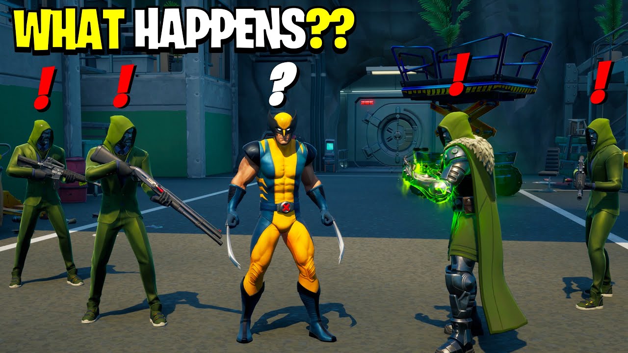 What Happens if ALL Henchmen & Doom Meet Wolverine in Fortnite ...