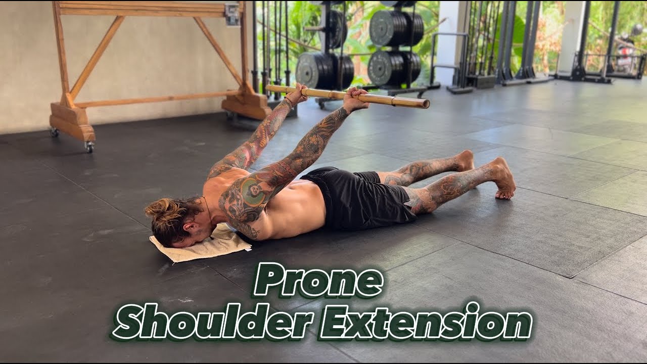 Prone shoulder Extension - YouTube