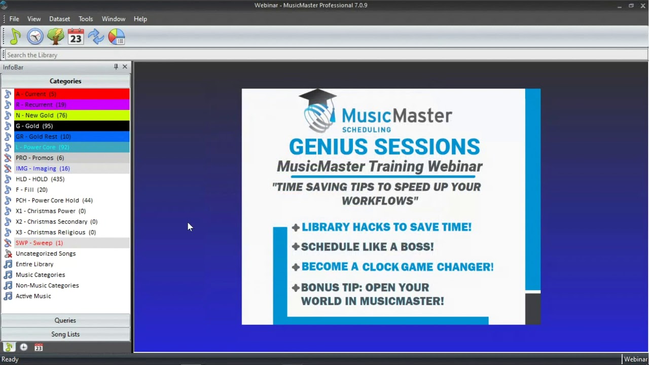 MusicMaster Genius Session 2: Time Saving Tips to Speed Up Your ...