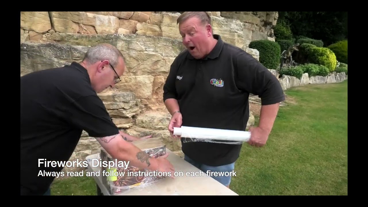 Help when setting up a fireworks display - YouTube