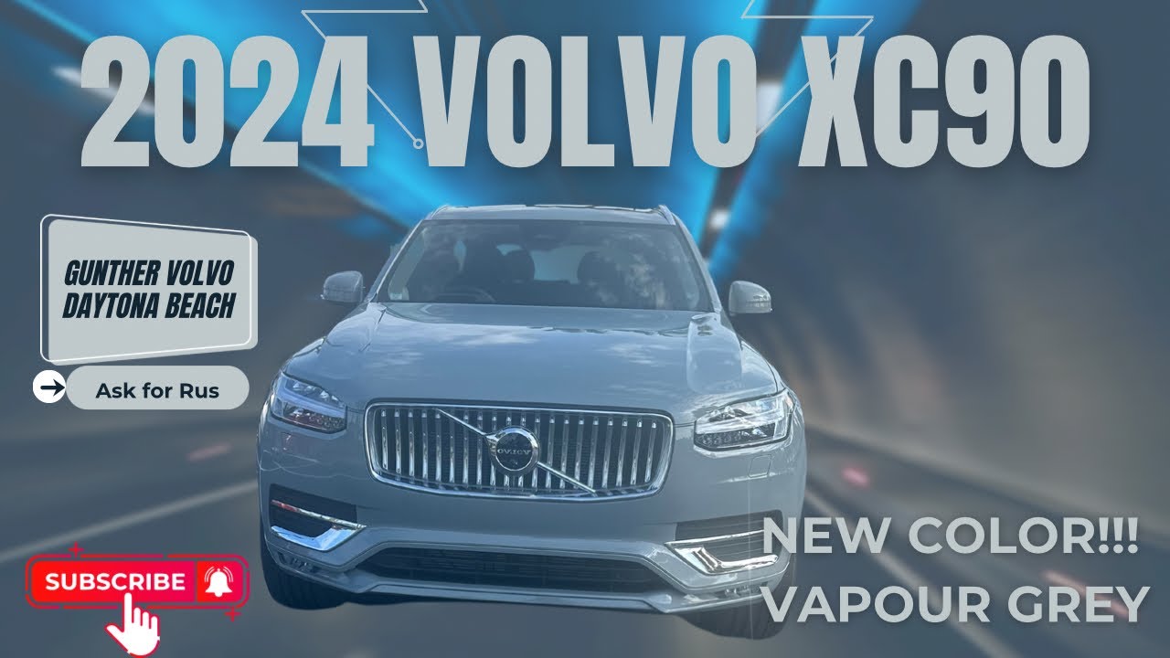 Vapour Grey 2024 Volvo XC90 Ultimate - YouTube