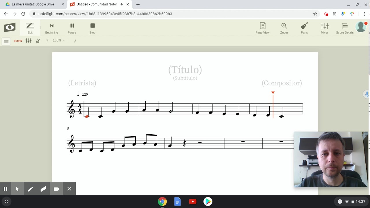 Tutorial variació amb Noteflight - YouTube