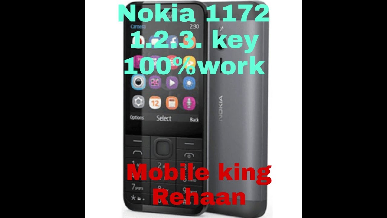 #mobilekinrehaan Nokia 1172 1.2.3.call &option key not working problem ...
