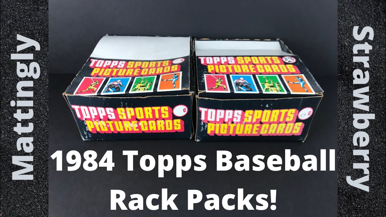 1984 Topps Baseball Rack Packs! - YouTube