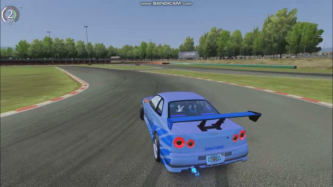 Assetto Corsa drift with the new version of the skyline 2fast 2furious - YouTube