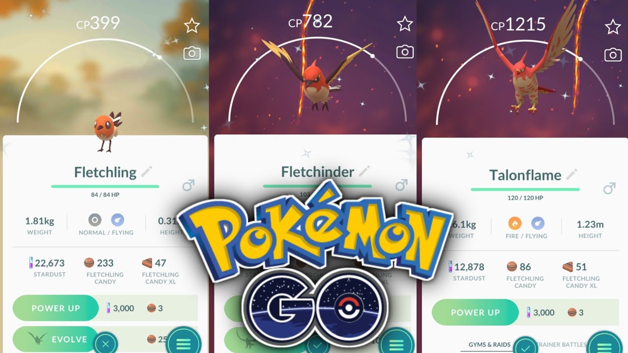 SHINY FLETCHING EVOLUTION IN POKEMON GO! #Shorts - YouTube