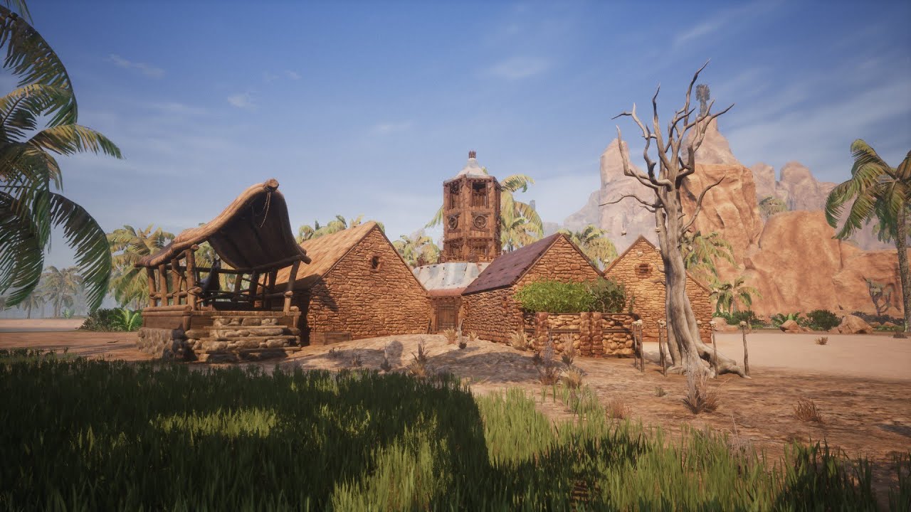 Starter House Build Conan Exiles - YouTube