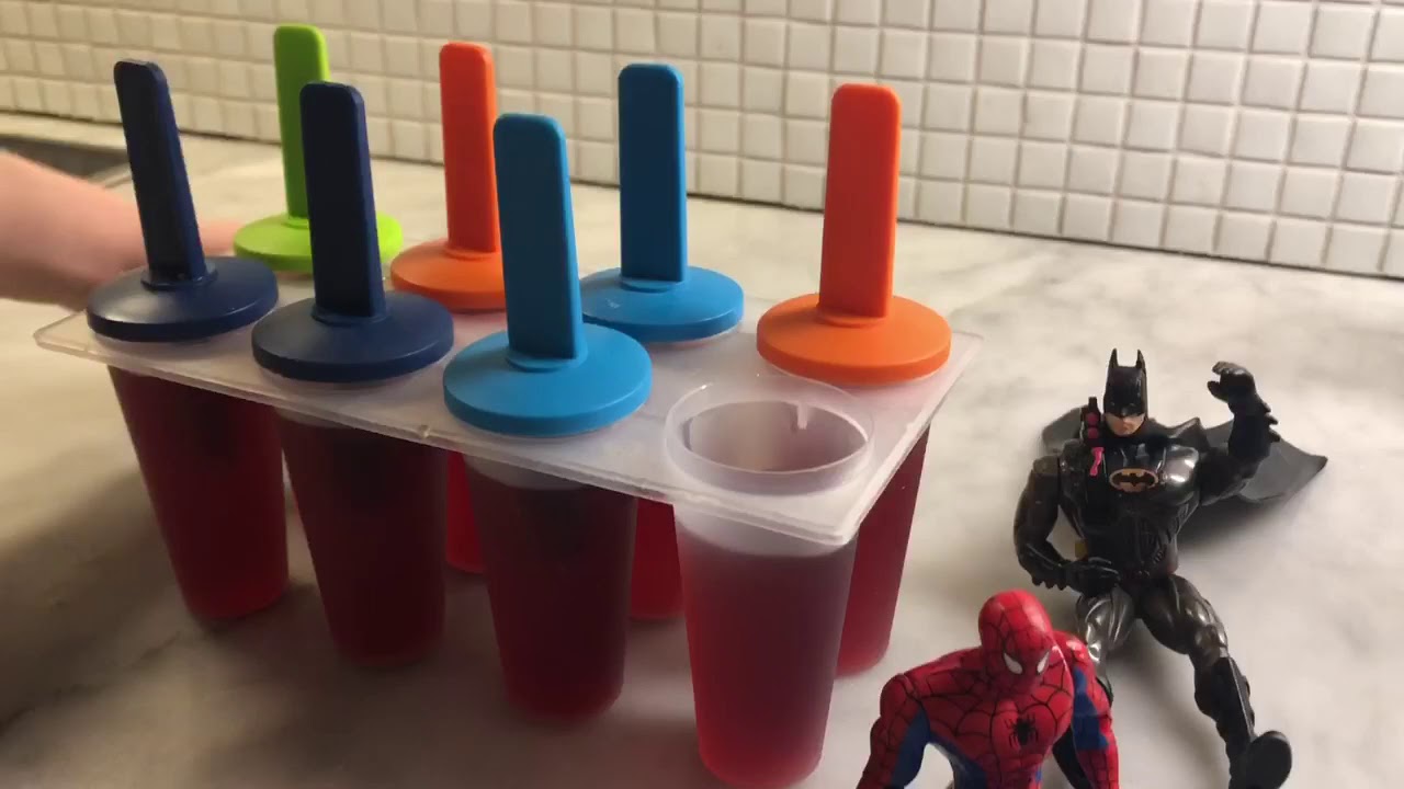 Batman, Spiderman & Venom are making Ice Cream - YouTube
