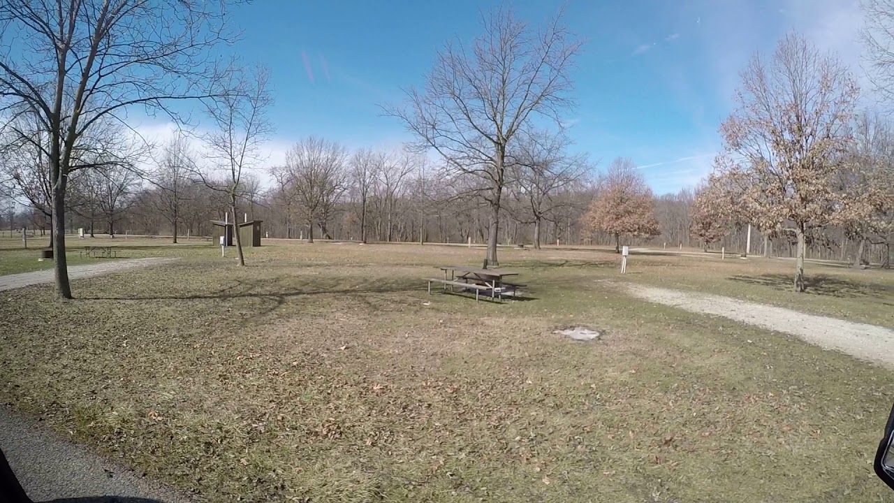 Starved Rock State Park Campground Left Side West Loop - YouTube