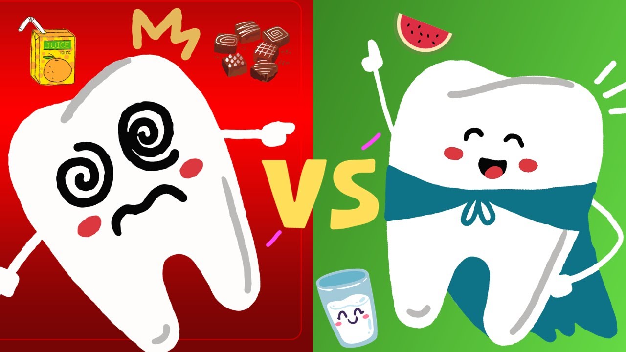 Learn About Teeth & Tooth Decay || Video For Kids || Tiny Fun Learning ...