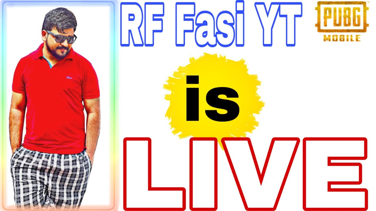 Live Custom Room with RF Fasi YT | Pubg Mobile | - YouTube