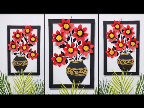 Wall Decoration ideas || easy paper craft || easy cardboard crafts ...