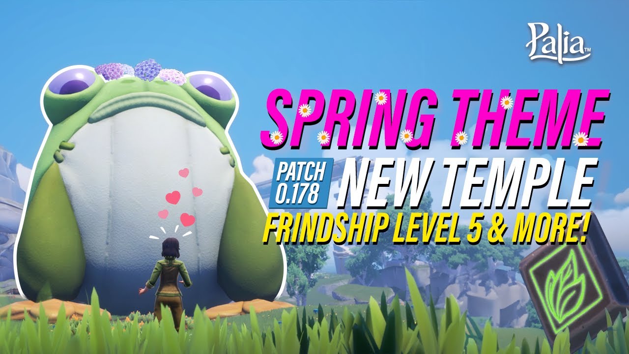 Palia: HUGE UPDATE! Spring Theme 🌼 NEW Temple 🐸 - YouTube