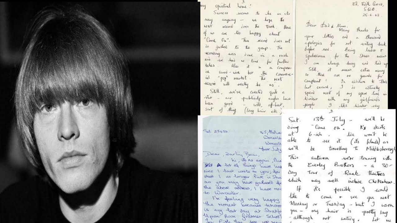 Brian Jones house , teenage girls' letters to snog' and 'bed' The ...