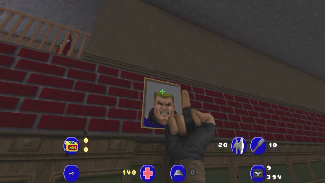 Brutal Wolfenstein 3D - Hans Grosse Boss Fight - YouTube