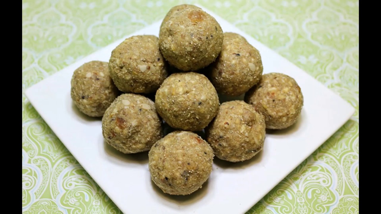 स्वादिष्ट पंजीरी के लड्डू की विधि | Tastiest, Healthiest Panjeeri ...