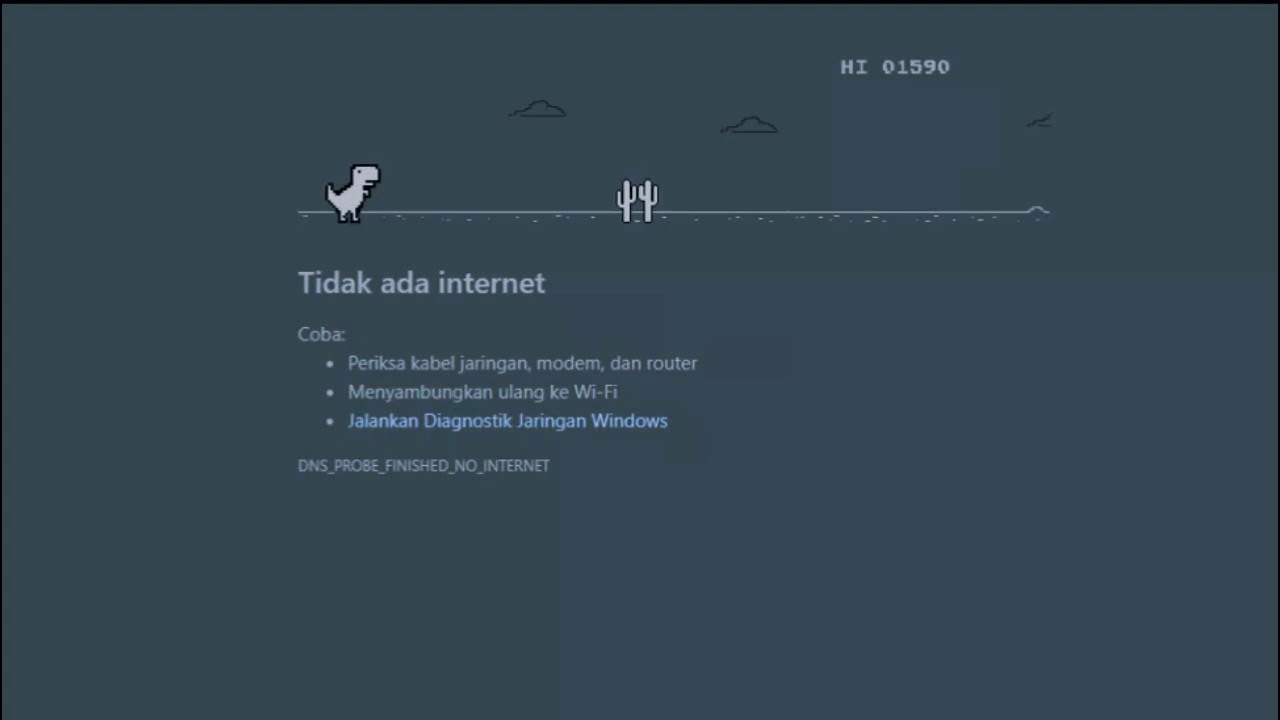Chrome Dino Runner - T-Rex - No Connection Game - YouTube