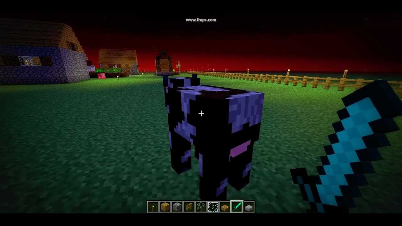 Minecraft:killing cows - YouTube
