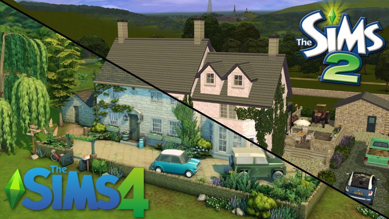 The Sims 4T2 Speed Build | Recreation of Harrie's "Henford Farmhouse ...