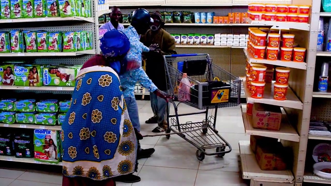 Gogo small is back from Mombasa.... drama at Benny Mart supermarket 😂😂 ...
