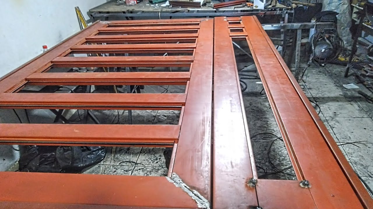 COMO HACER PUERTA CON PERFIL P300 Y K300#herreriaartesanalsilva # ...
